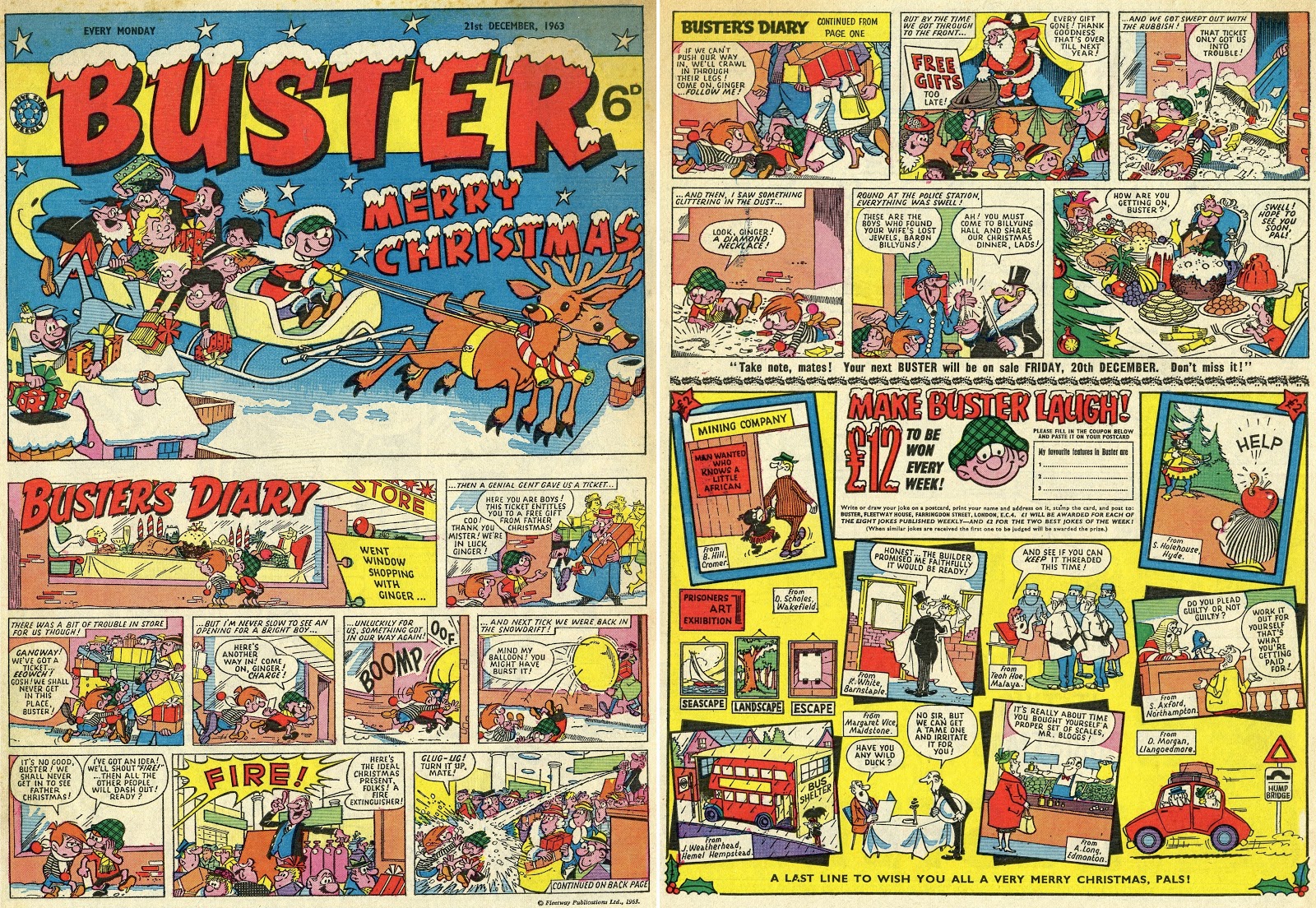 *KAZOOP !!: BUSTER CHRISTMASES. PART ONE – THE SIXTIES