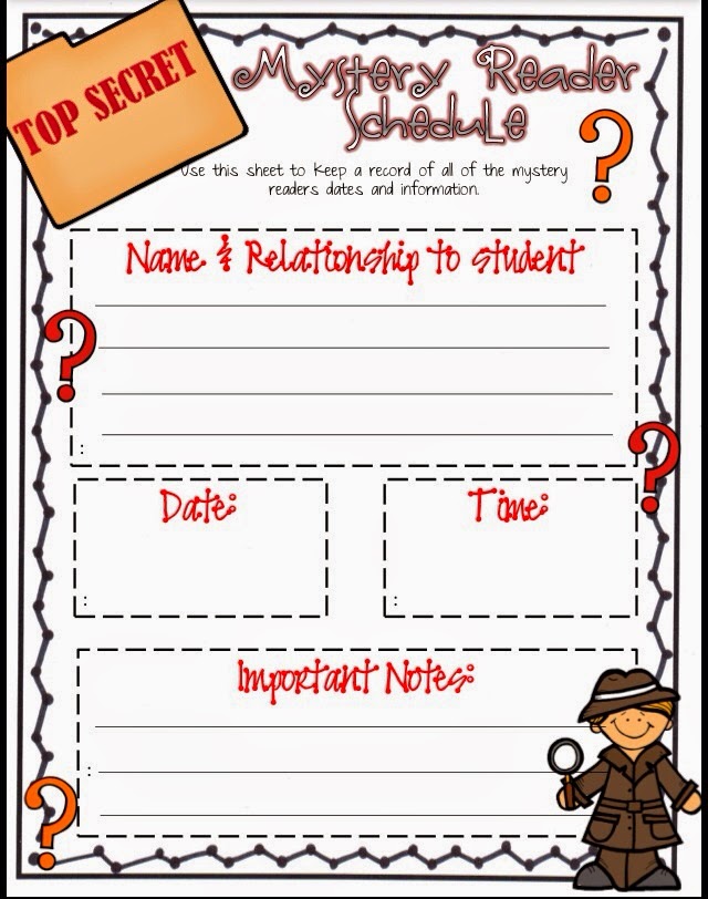 The Magic of Teaching: Mystery Reader