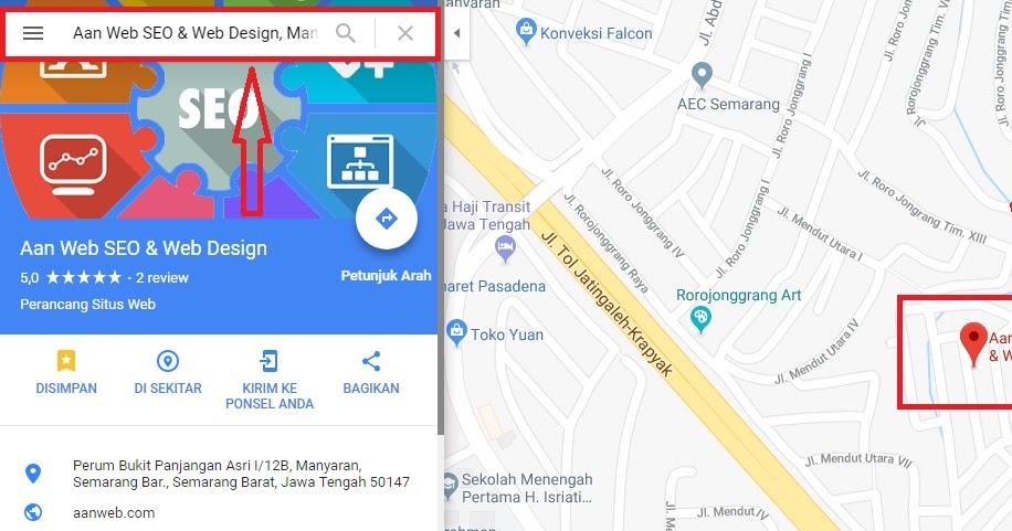 Tutorial Cara Gampang Menampilkan Google Maps di Blog/Website [Bergambar] | AAN WEB