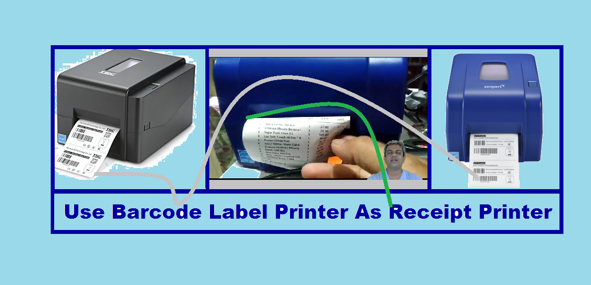 Barcode Label Printer Using as Receipt Invoice Printing ~ POS Guru