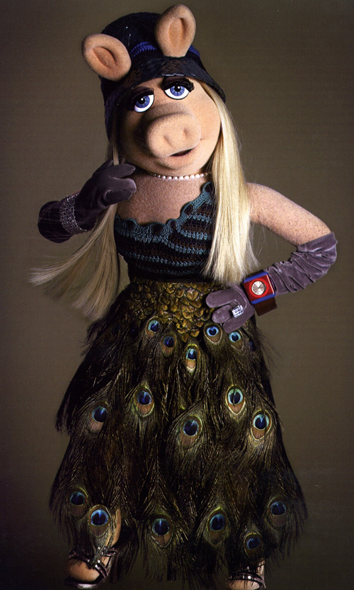 A Moment A Love A Dream A Laugh~: Miss Piggy: Fashion and Pop Culture Icon