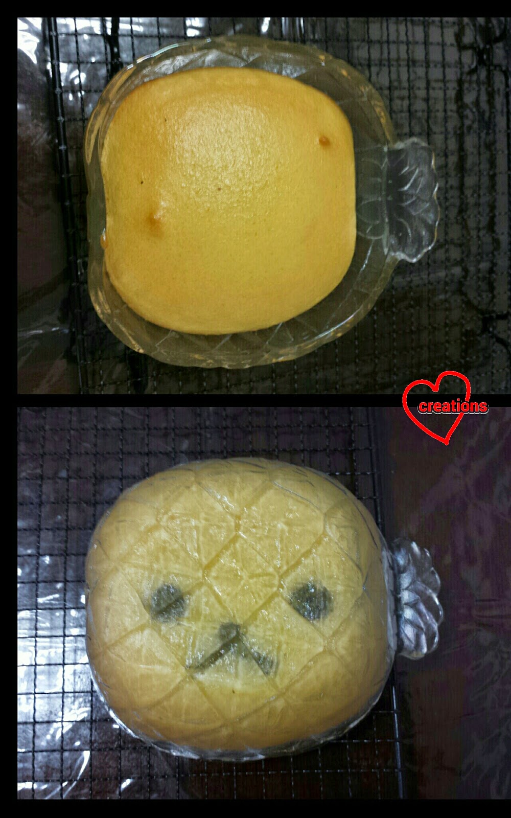 Loving Creations for You: Orange "Korilakkumma" Ogura Cake