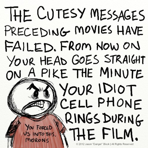 GLUE (THE COMIC) by Jason "Danger" Block: Idiot Cell Phone