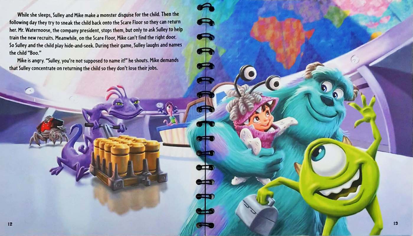 HET verzameloord: DISNEY DINSDAG: MONSTERS INC STORY READER