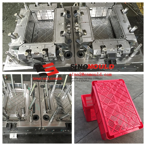SINO MOULD & DKM: Double wall vegetable crate molds manufacturer