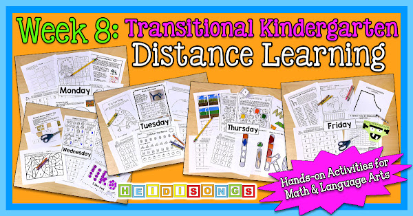 TK Distance Learning Packets - Fall Week 7 & Week 8! NO PREP PRINTABLES!