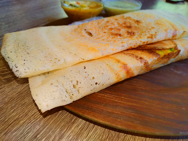 Masala Dosa recipe with coconut chutney and sambar