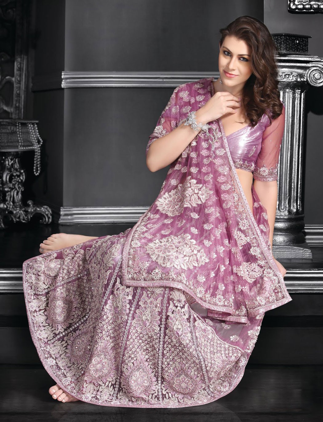 Latest Indian Collection: Lengha Style Sarees The Latest Rage Among ...