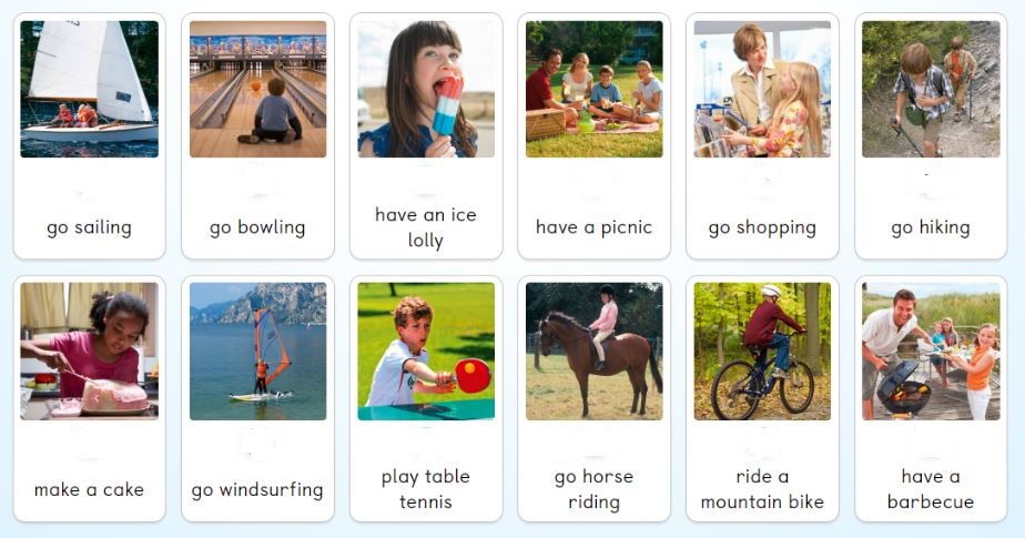 ENGLISH: UNIT 5: LET'S HAVE FUN!