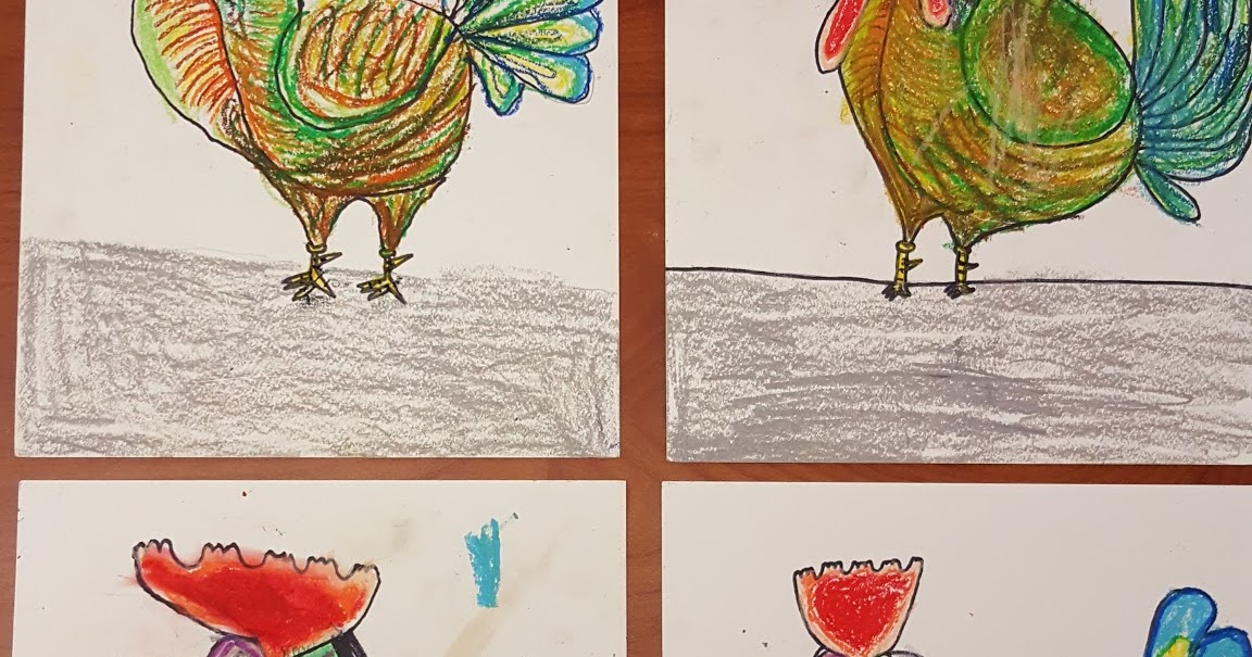 Ms. Arce-Lindsay's Art Class : 2nd Grade Picasso Rooster Project!