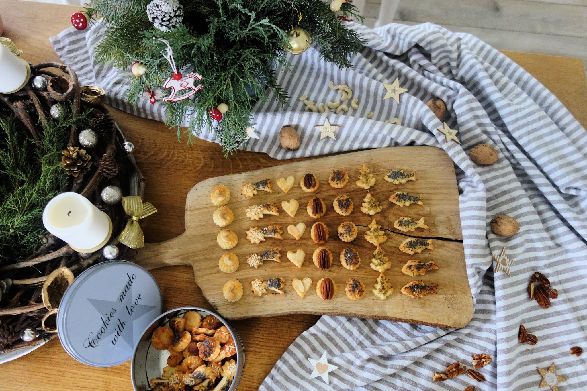 Slané vykrajované pečivo aneb slané cukroví (sůloví)