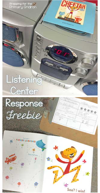 Listening Center Response Idea {Freebie Included!} - Owl-ways Be Inspired