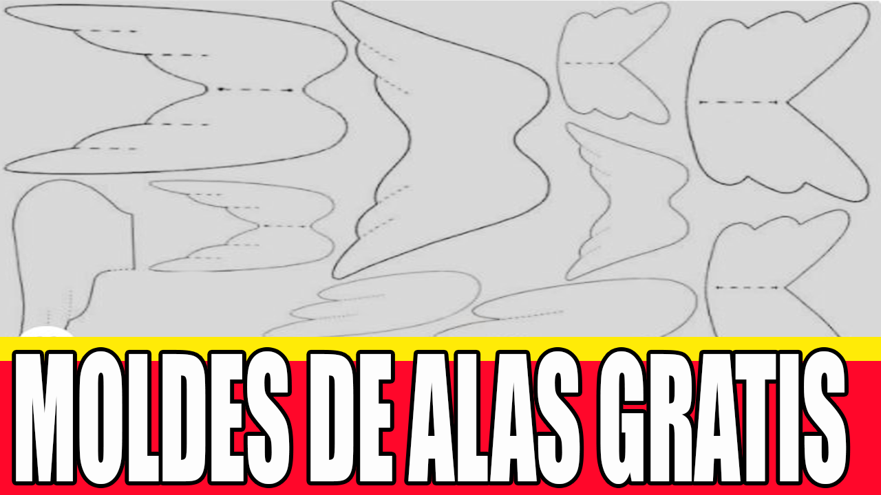 Moldes de Alas de angeles para descargar e imprimir GRATIS - Wings ...