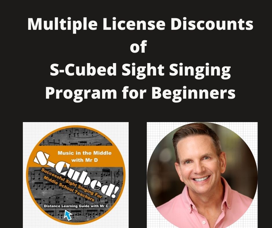 Multiple License Discounts of S-Cubed Sight Singing Program for ...