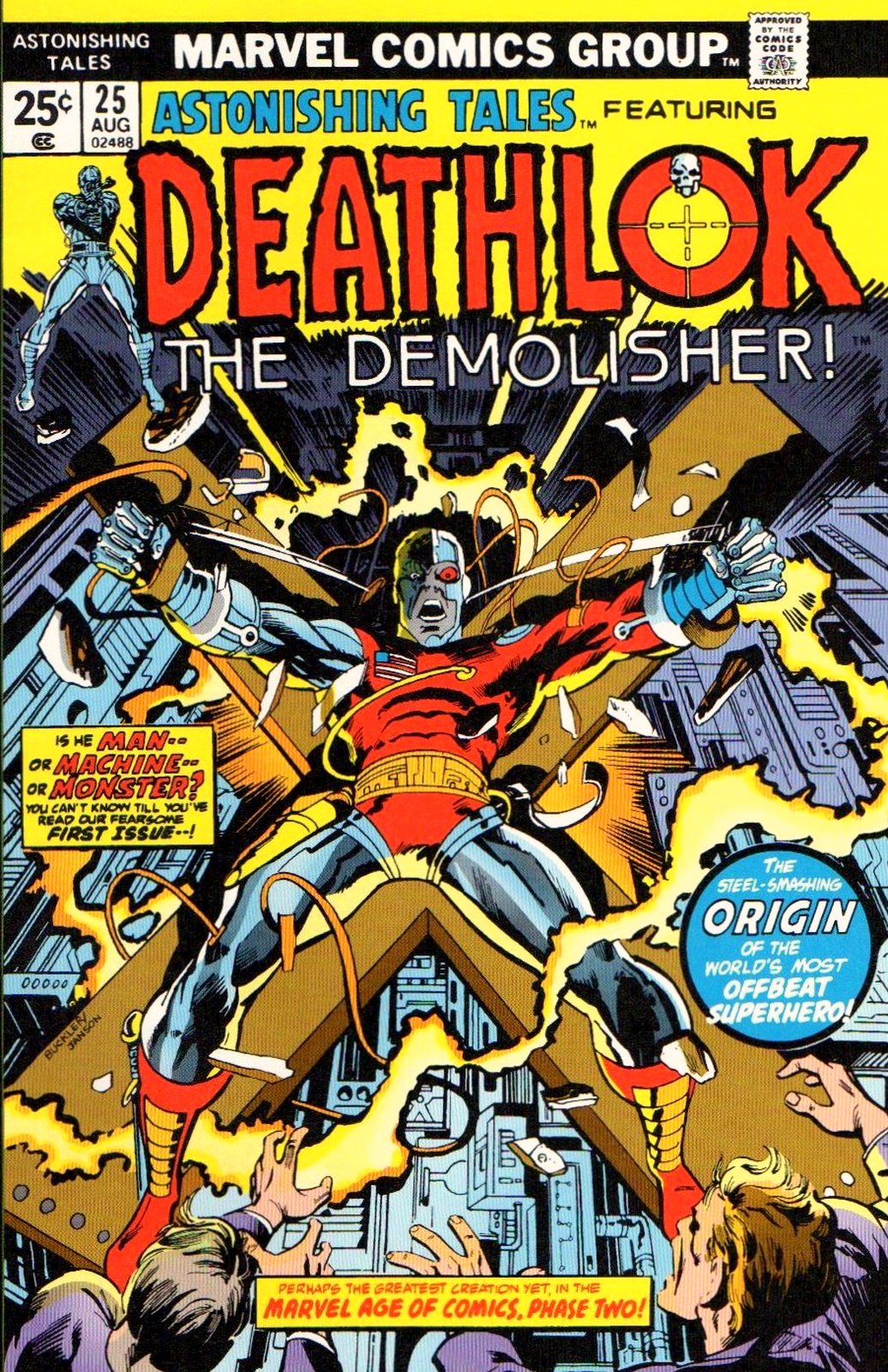 CRIVENS! COMICS & STUFF: DEATHLOK THE DEMOLISHER COVER GALLERY - PART ...