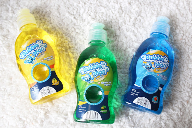 REVIEW: Bubble Man Dishwashing Liquid Soap - My Little Secret