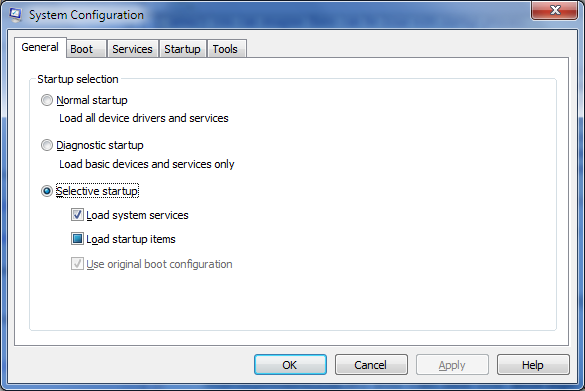 Computer Technician: Enable or disable windows startup programs