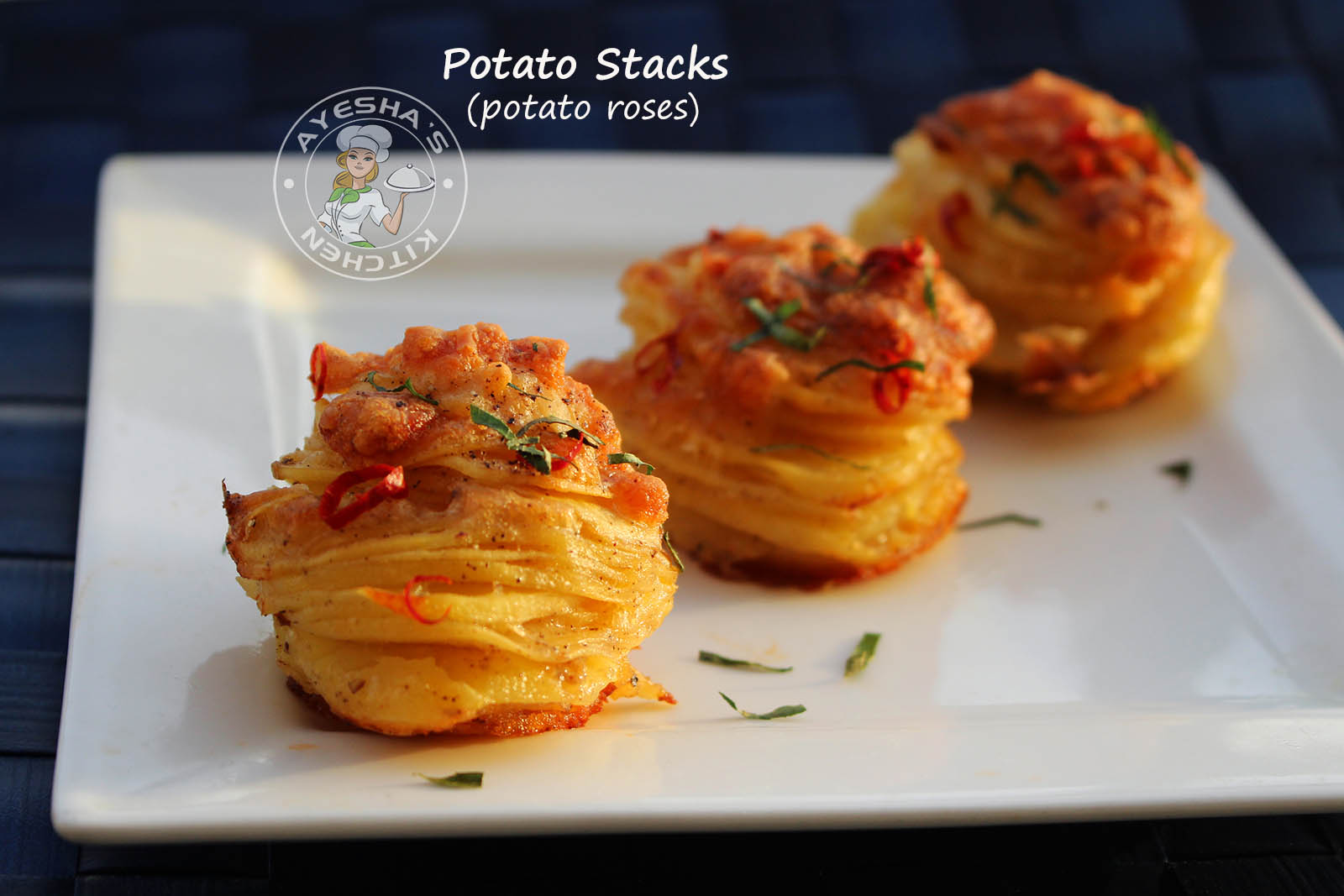 POTATO SLICES SNACK - POTATO STACKS / POTATO ROSES