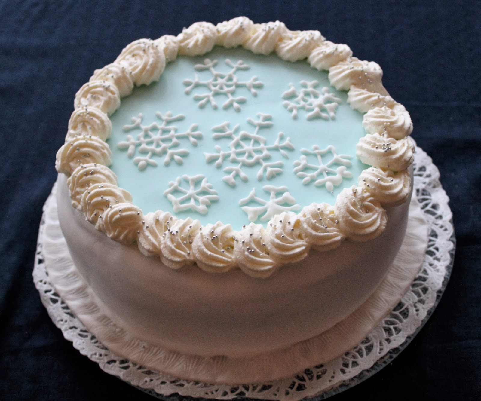 Macarons&Madeleines: Talvinen täytekakku