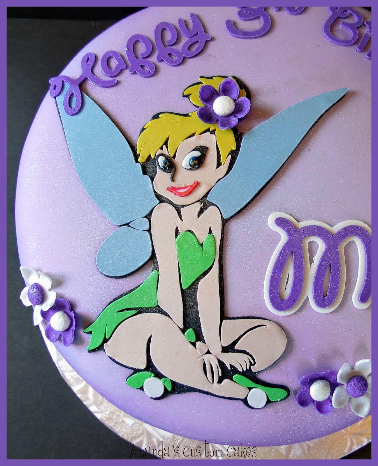 Amanda's Custom Cakes: Tinkerbell Cake