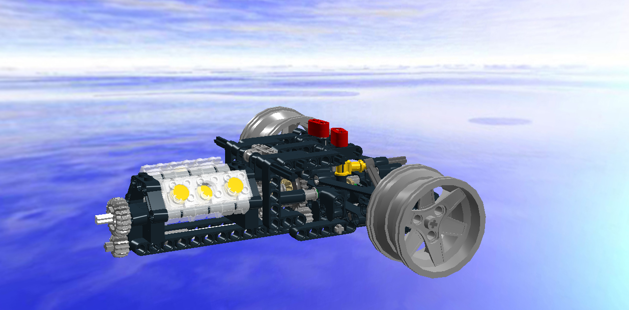 R&M Custom Carbon Parts: Lego Technic F1 Lego Digital Designer (LDD)