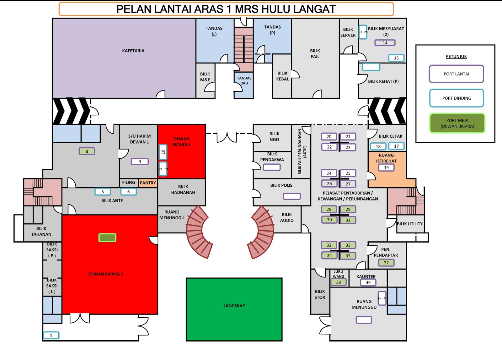 Zon Krypton: PELAN LANTAI