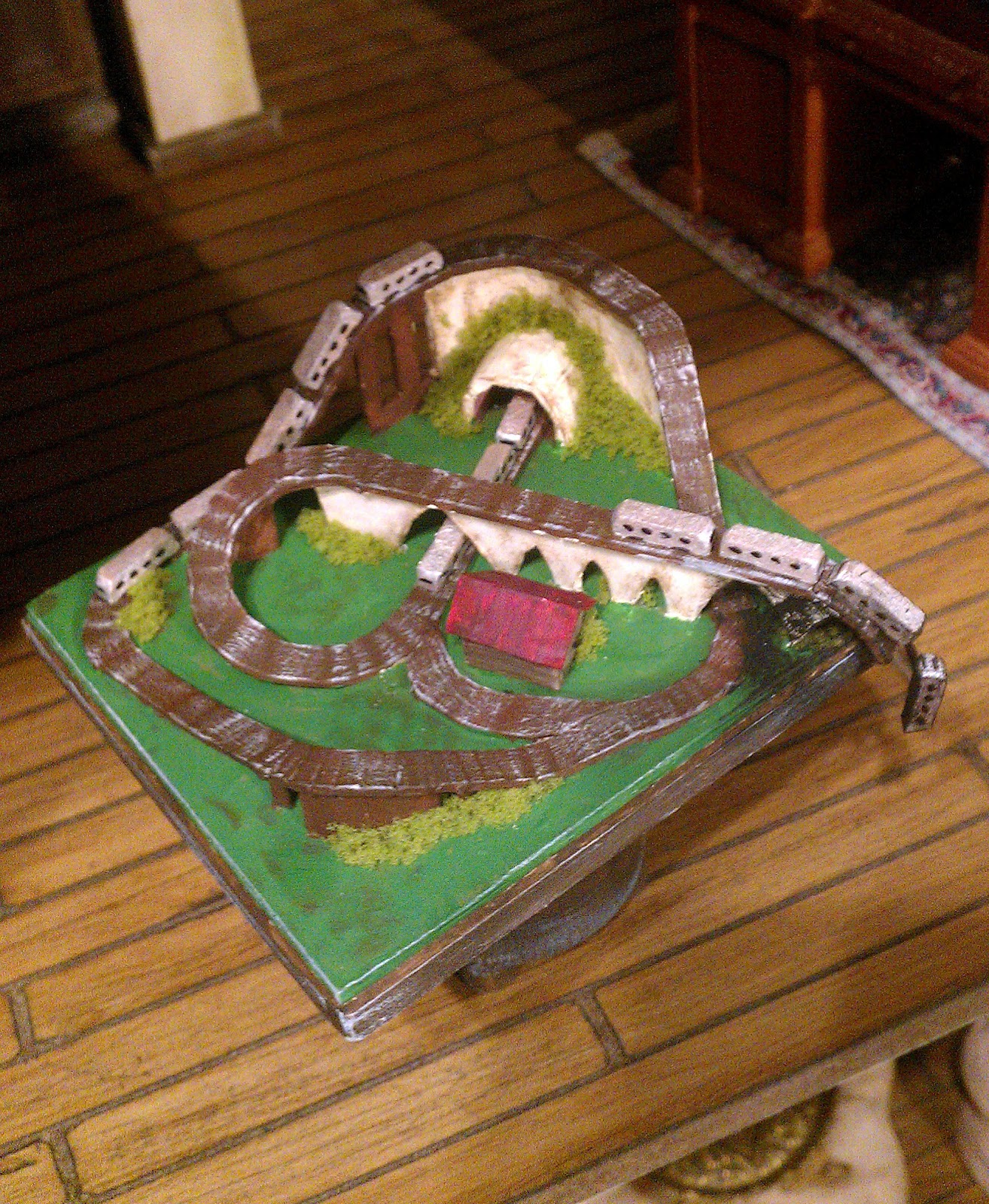 Addams Family Mini-Mansion: Gomez's Train Set and A Give-Away!!!!