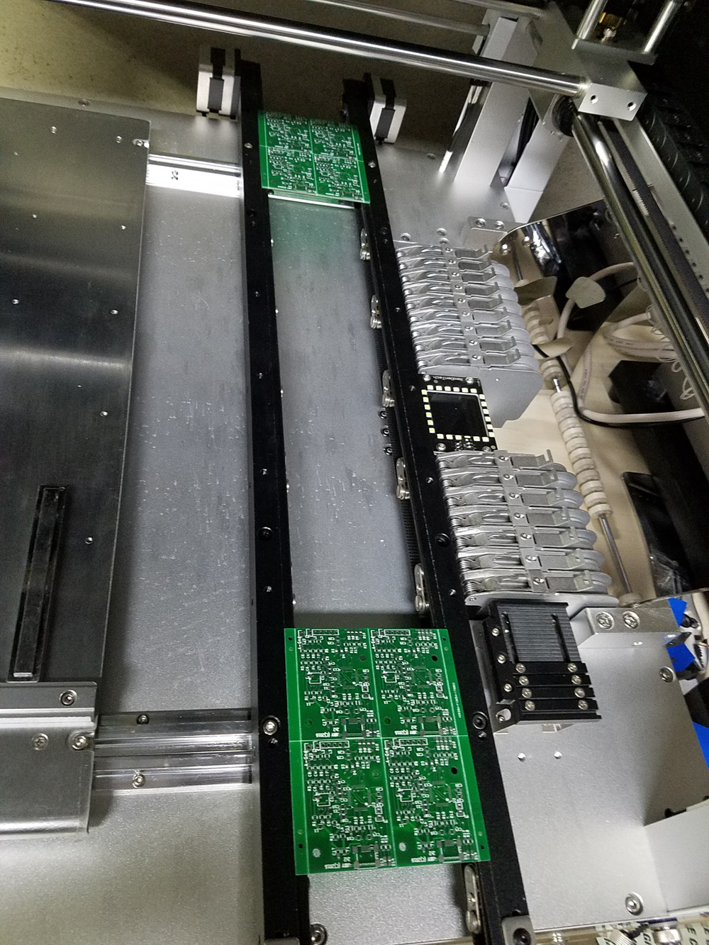 PCB Feed Rail Adjustment