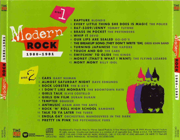 The Hideaway: Time-Life's MODERN ROCK series (1999-2002) Part 1