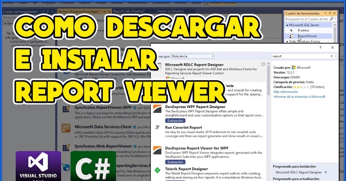 VaidrollTeam: COMO DESCARGAR E INSTALAR REPORT VIEWER EN C# - VISUAL ...