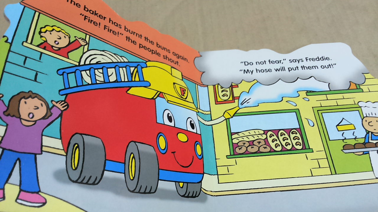 Kid Books Blog: 45.ชุด Train / Fire Engine