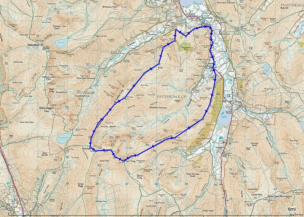 summit and camp: The Deepdale Horseshoe from Patterdale