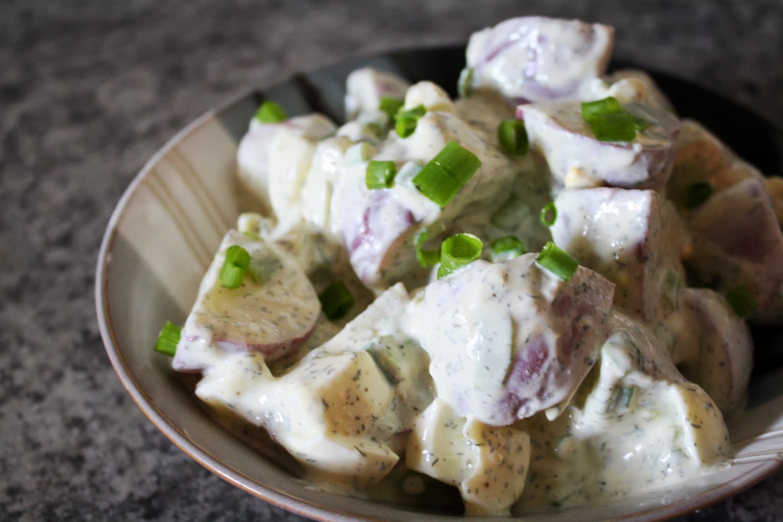 Making Mama's Kitchen: Football Food Makeover #5: Low Fat Red Potato Salad