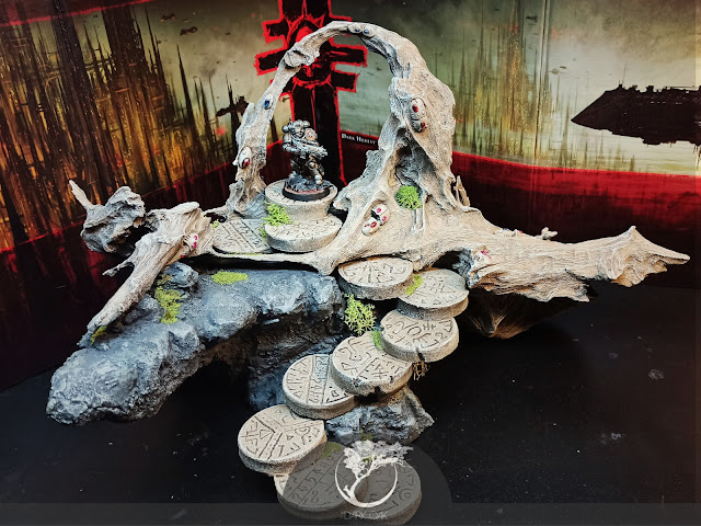 The Dark Oak: Eldar Webway gate - Scratchbuild terrain Part II