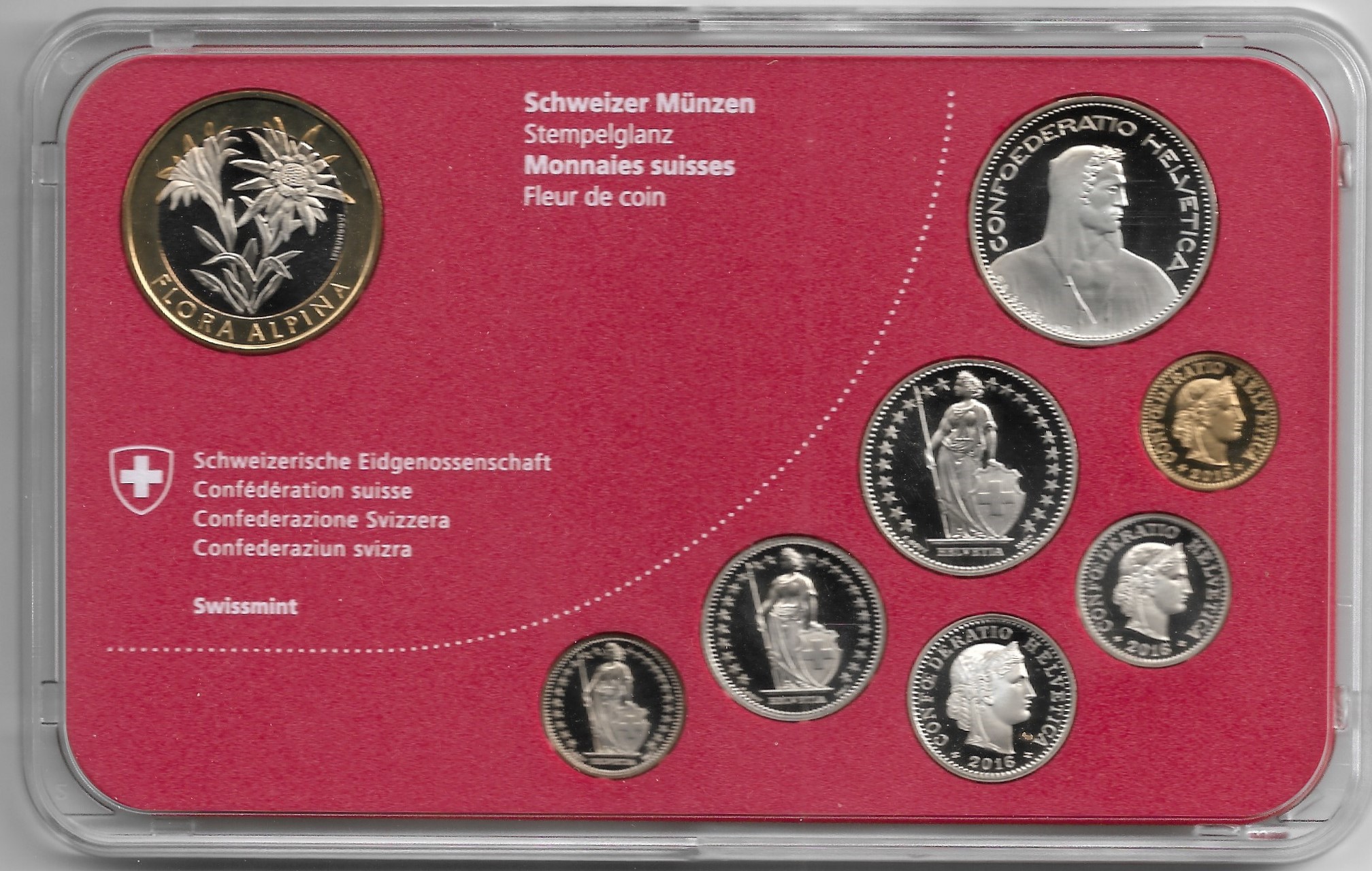 coins and more: 2020) A Coin Set minted by the Swiss Federal Mint ...