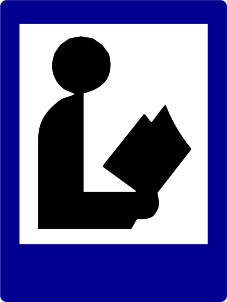 Simbol Rambu Perpustakaan