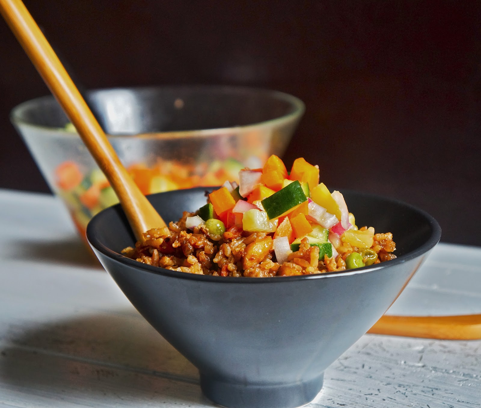 Indonesian chicken fried rice