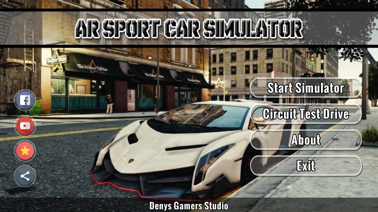 Source Code AR Sport Car Simulator Game For Android - Denys Gamers Studio