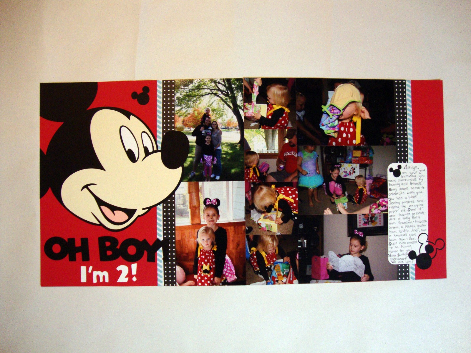 MicheleGreen.com: Oh Boy! Mickey Layout