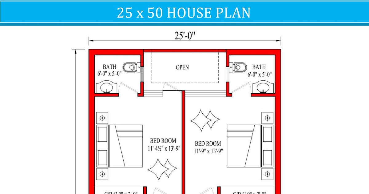 25x50 House Plan | 5 Marla House Plan