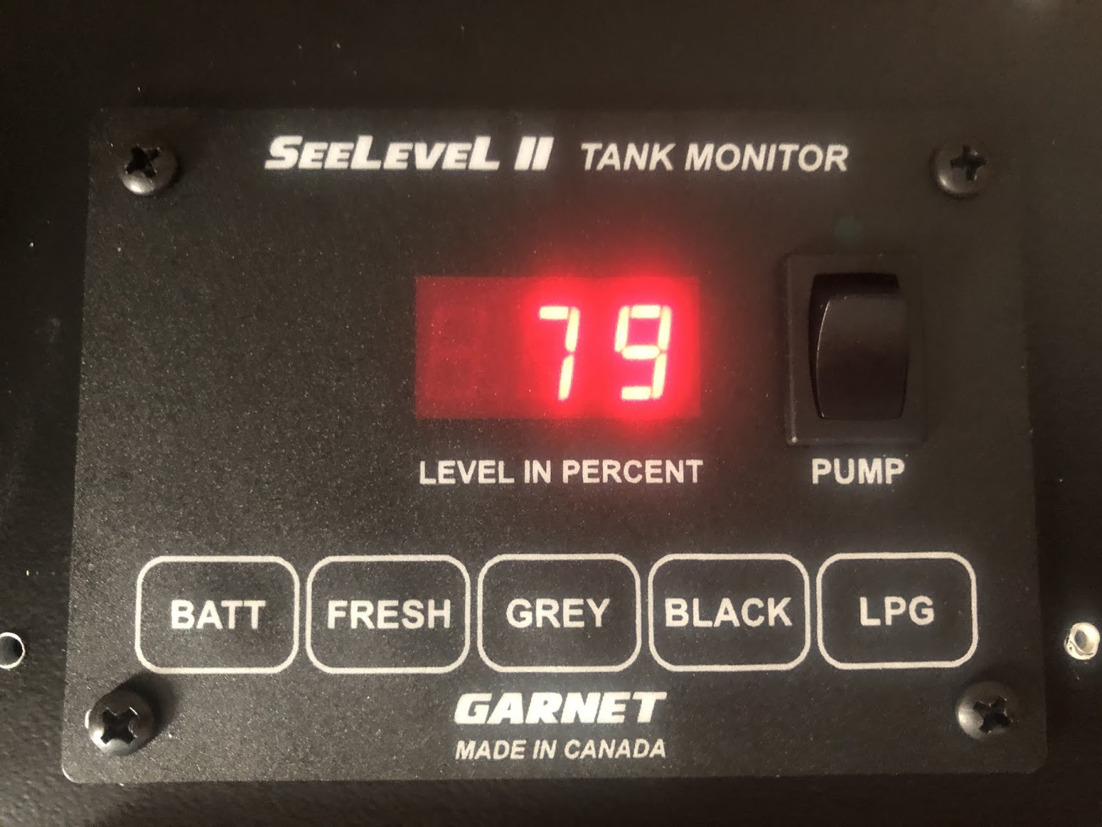 Richard's Page: Day 35 - SeeLevel II installation - Part 1