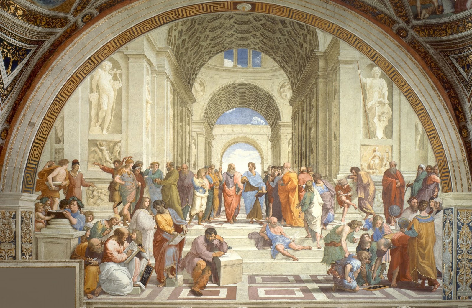 Scientia potentia est: The Academy of Plato and Aristotle Greek philosopher