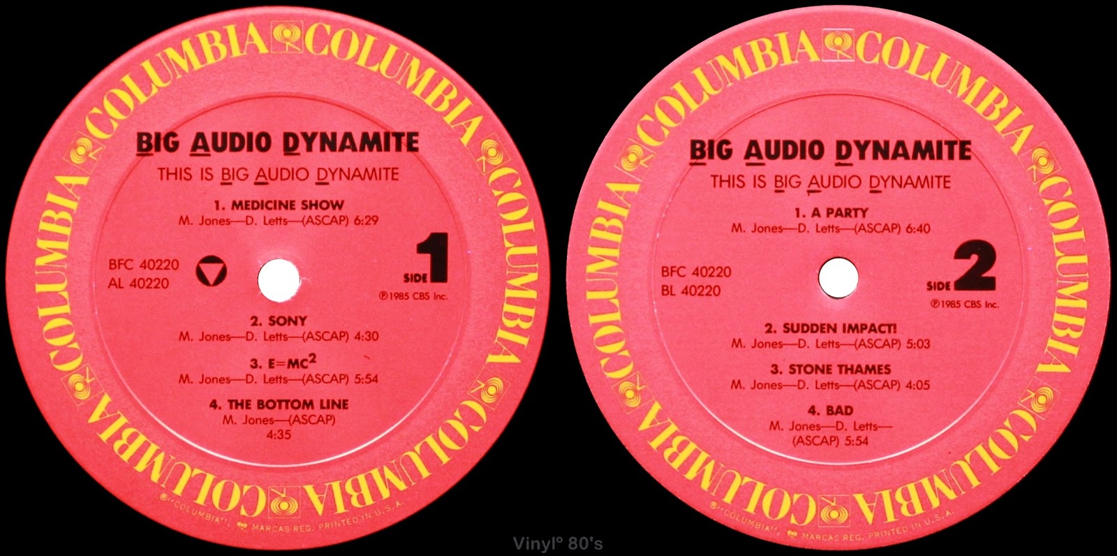 1985 This Is Big Audio Dynamite - Big Audio Dynamite - Rockronología