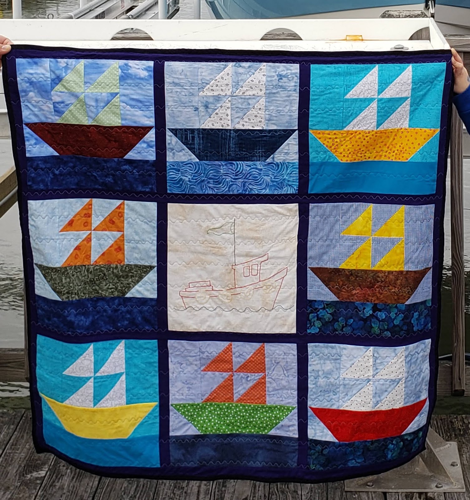 The Darling Dogwood: The 4th boat quilt
