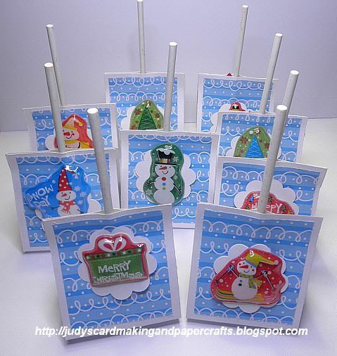 Judy's Handmade Creations: Christmas Lollipop Holders!!