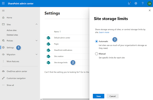 Office 365: Managing Site Storage Limits in SharePoint Online ...