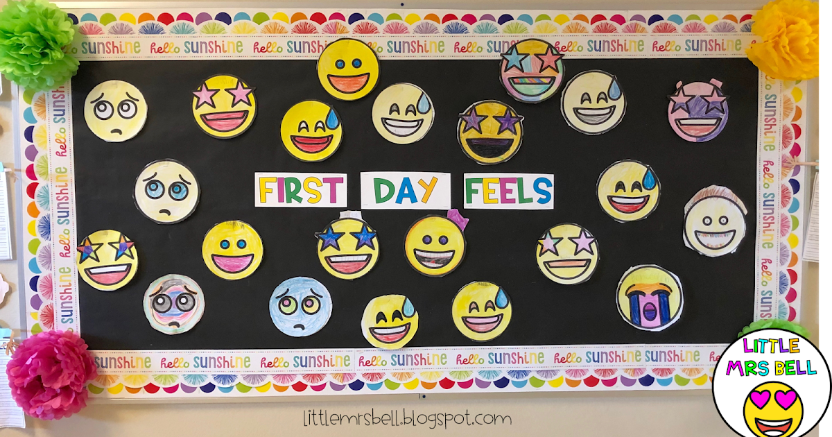 Little Mrs. Bell: Back to School Emoji Writing