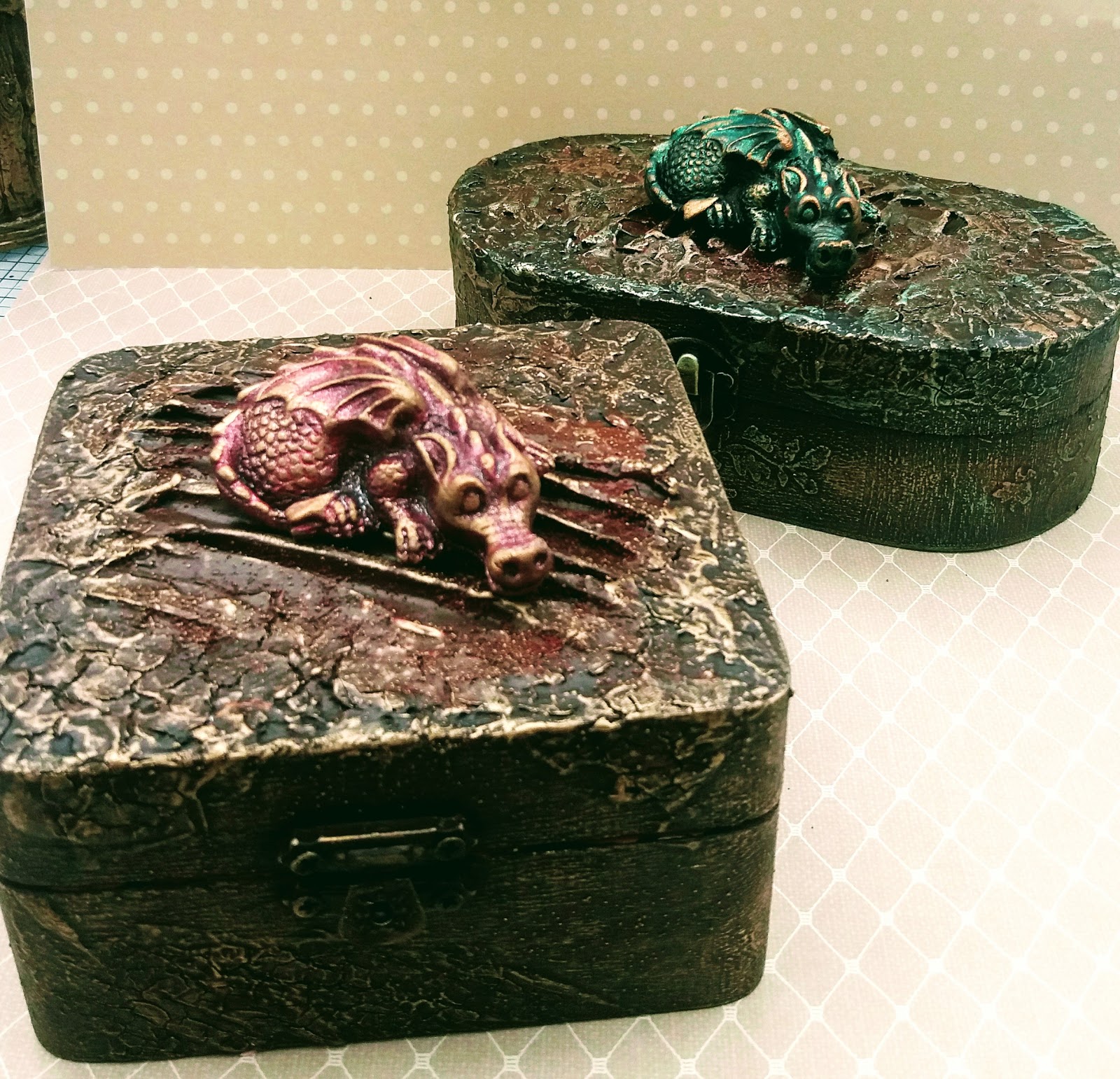 Crafting with Love and Fairy Dust: Dragon Boxes