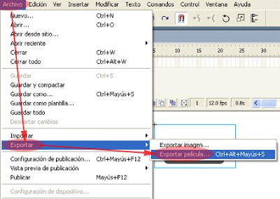 Exportando archivos en Flash: Exportando Archivos en Flash