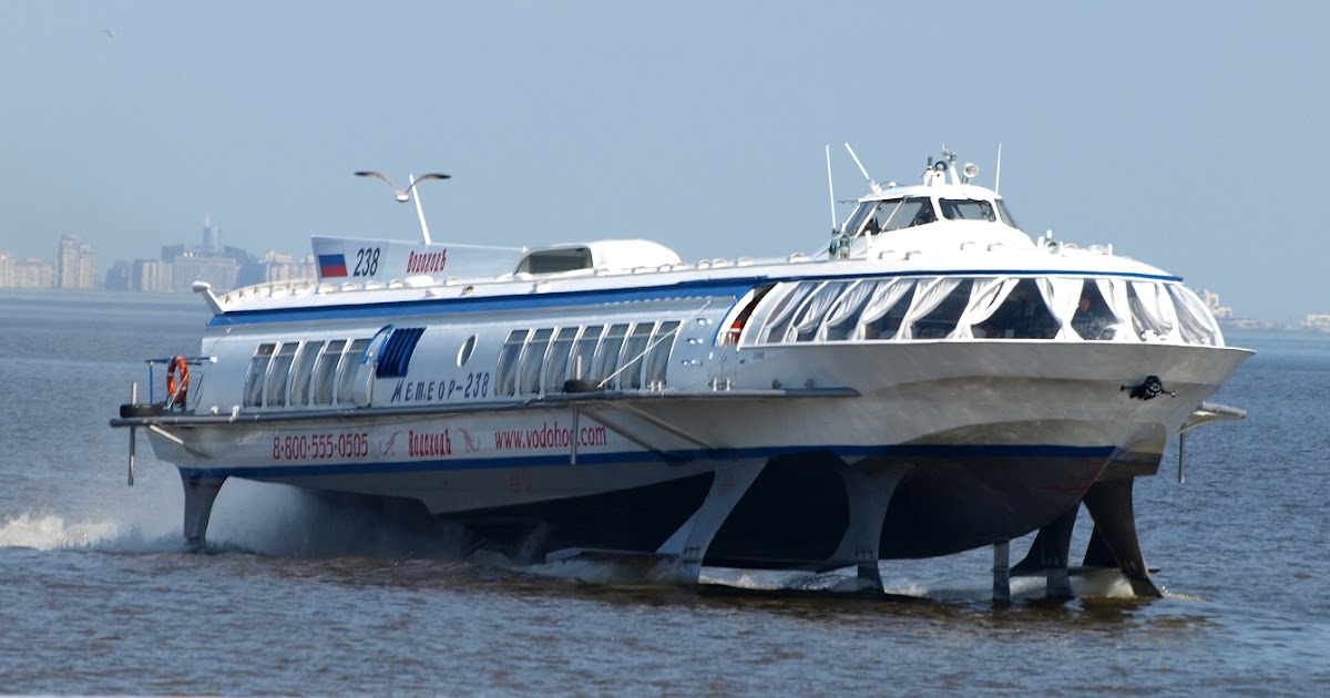 The Gondola Blog: Soviet Hydrofoils - "Meteors" in St. Petersburg